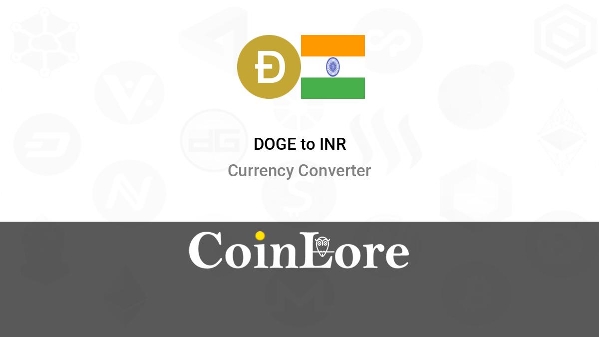 Convert DOGE to INR