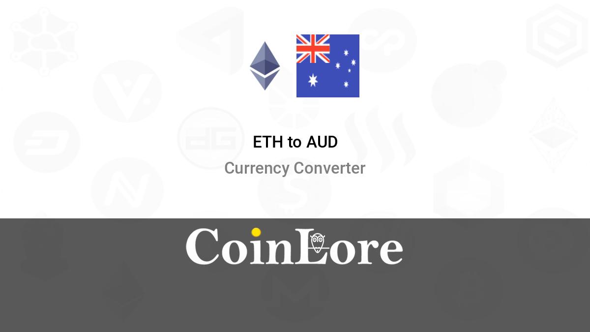 Convert ETH to AUD