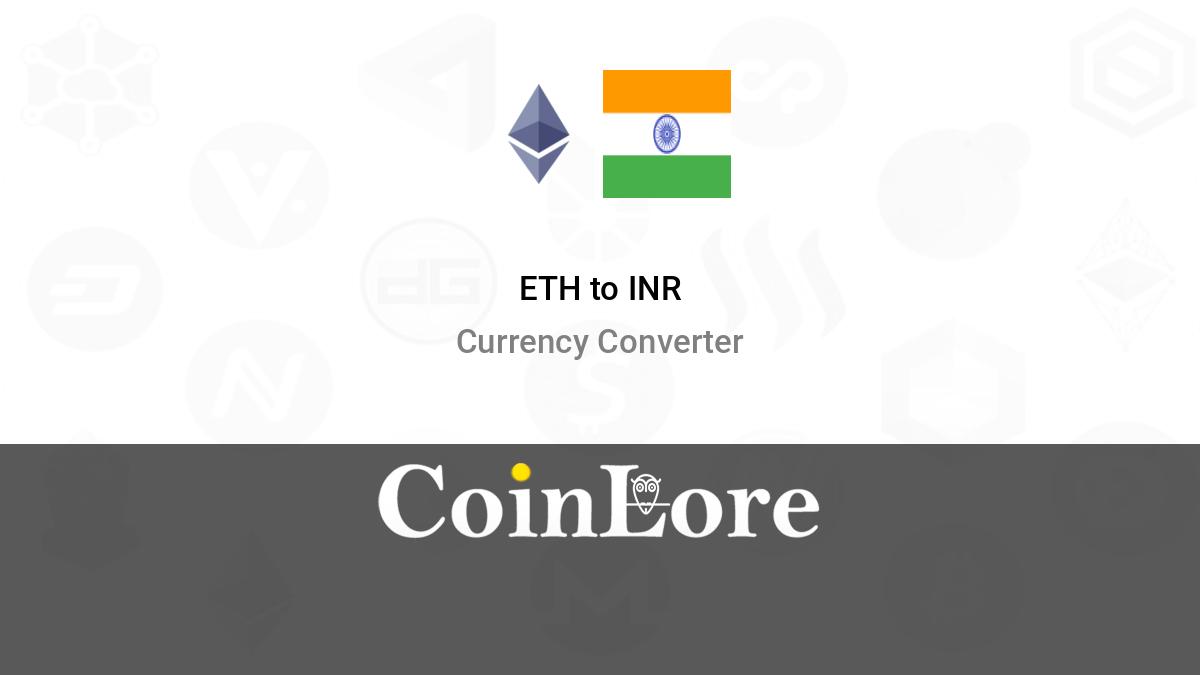 Convert ETH to INR