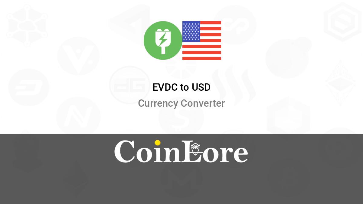 Convert EVDC to USD