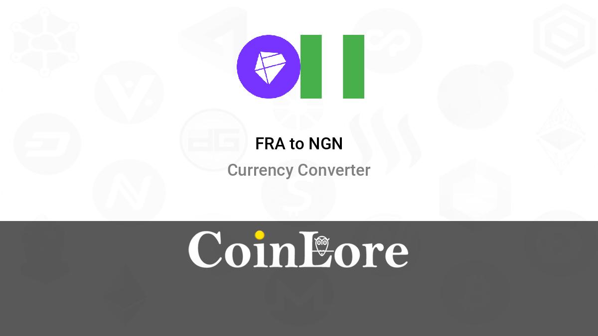 Convert FRA to NGN