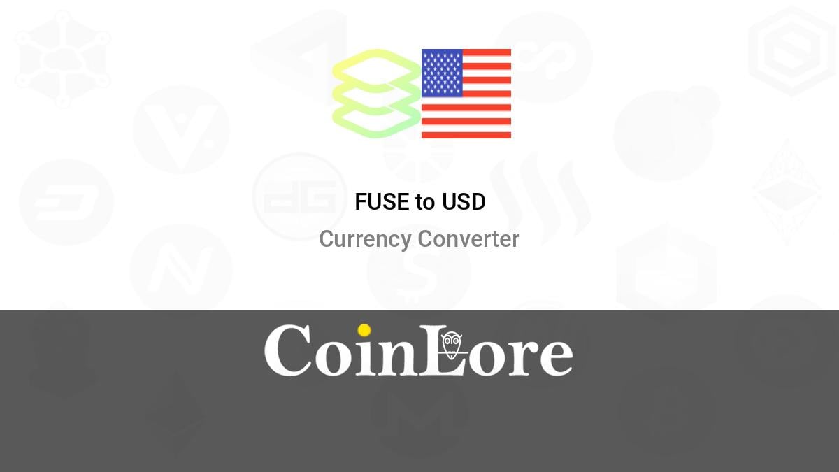 Convert FUSE to USD