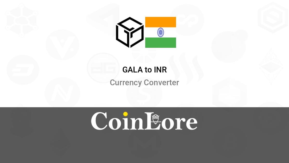 Convert GALA to INR
