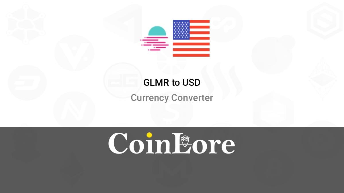 Convert GLMR to USD