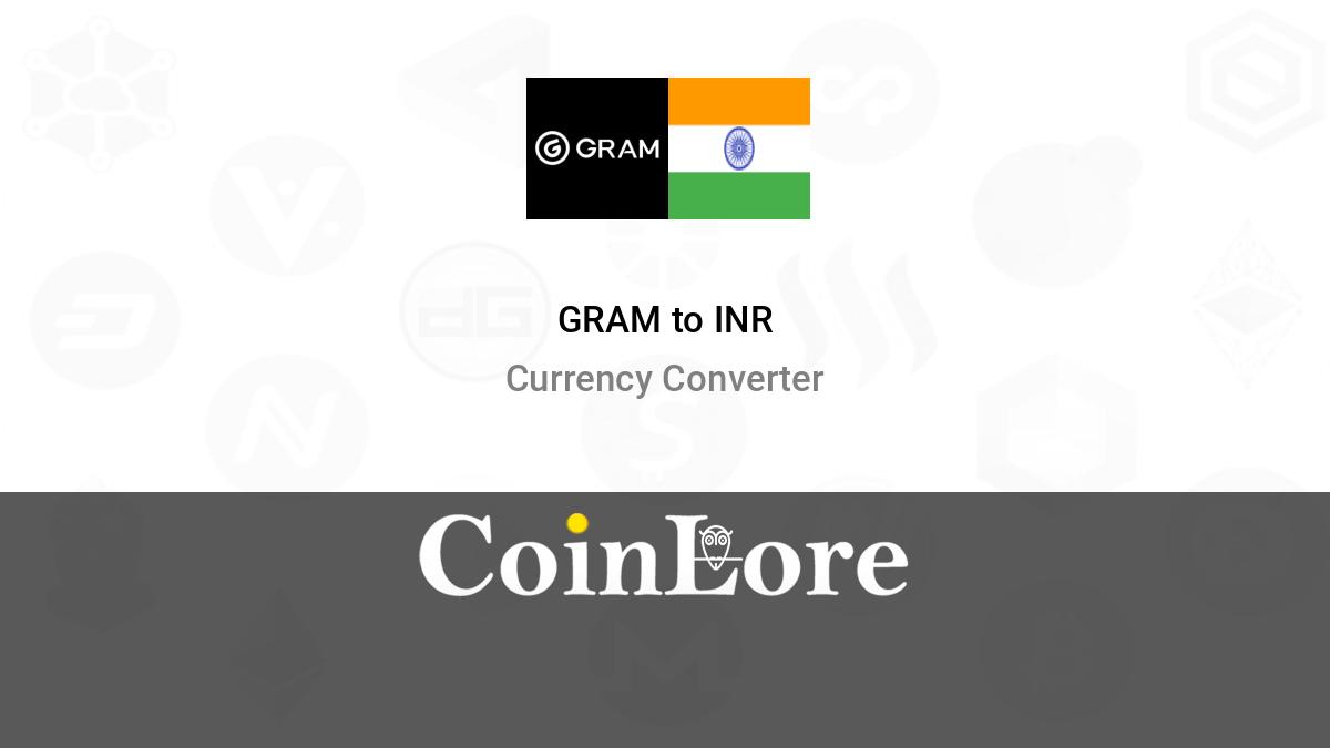 Convert GRAM to INR