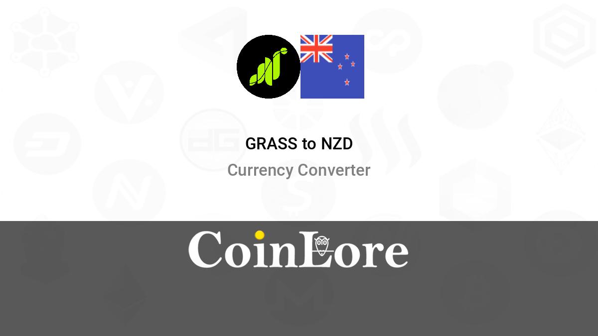 Convert GRASS to NZD