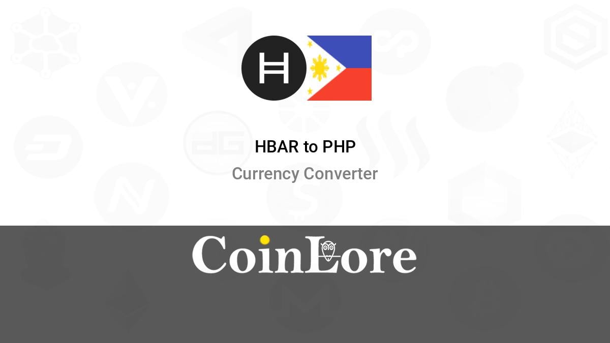 Convert HBAR to PHP