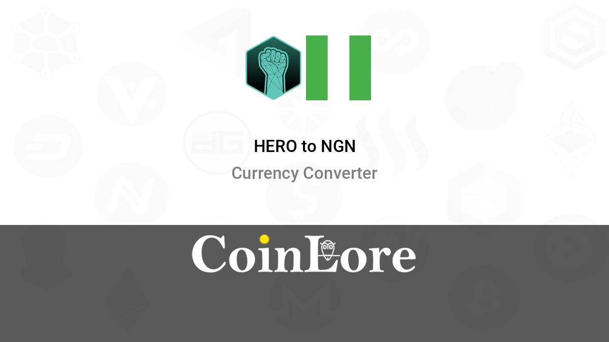 Convert HERO to NGN