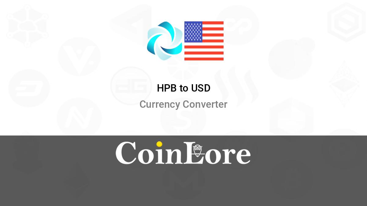 Convert HPB to USD