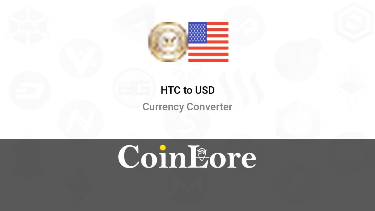 Convert HTC to USD
