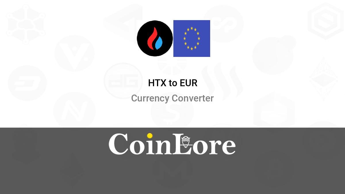 Convert HTX to EUR