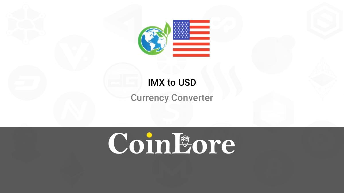 Convert IMX to USD