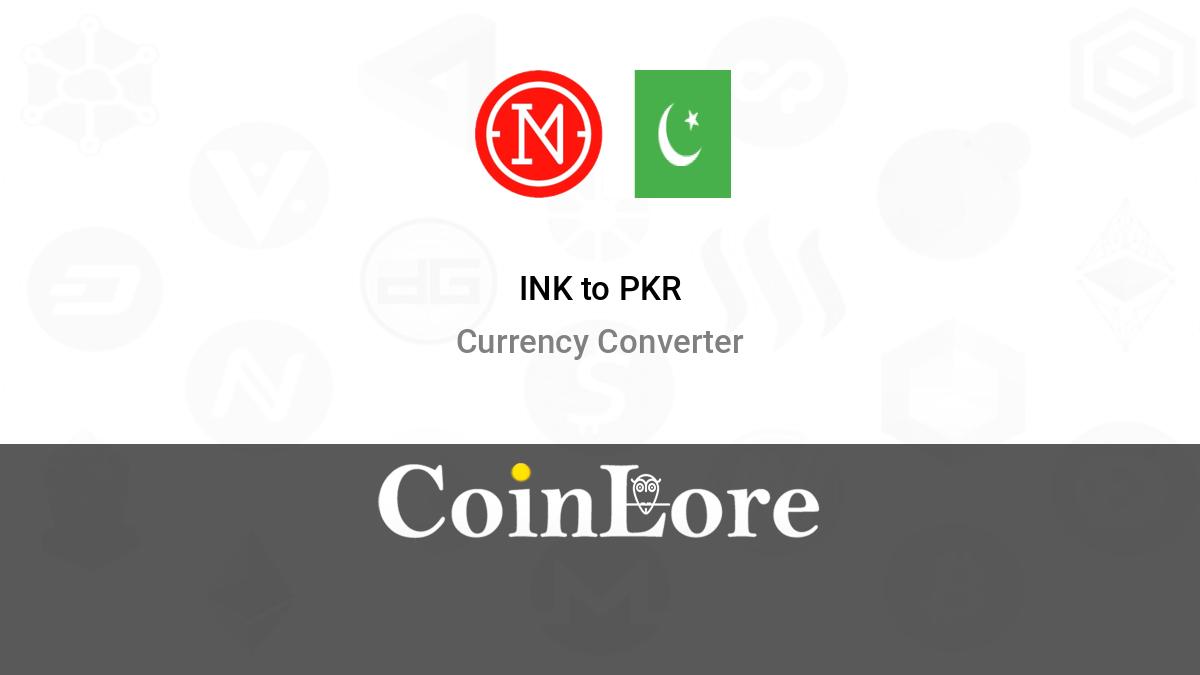 Convert INK to PKR