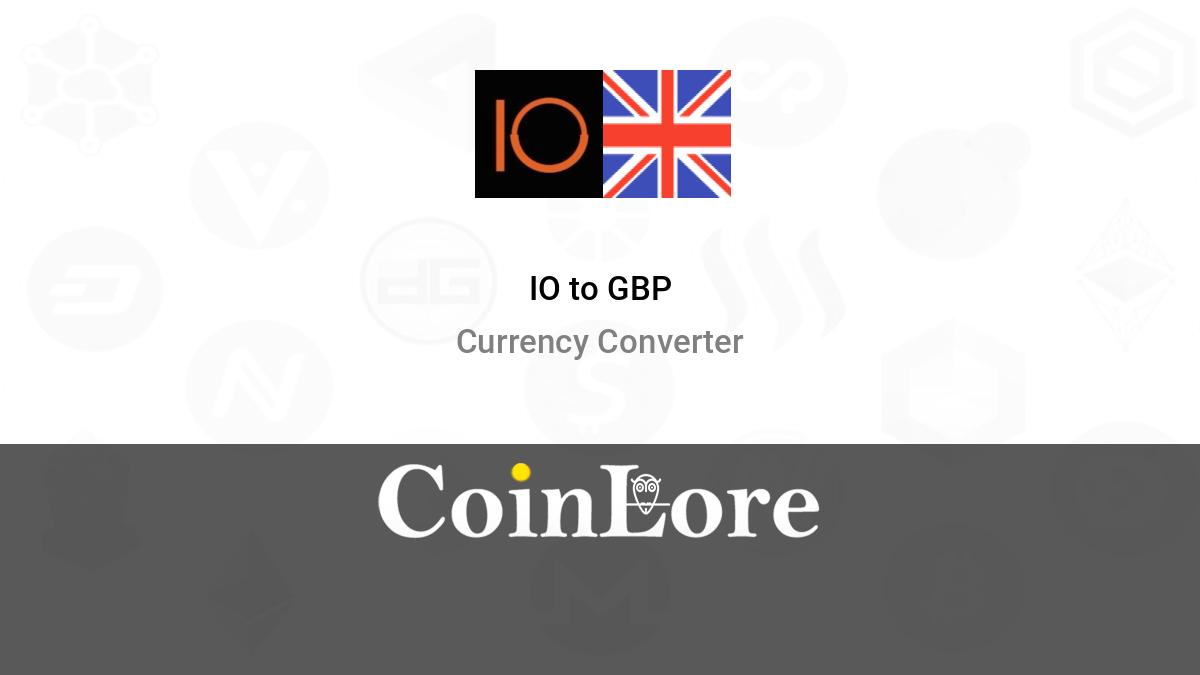 Convert IO to GBP