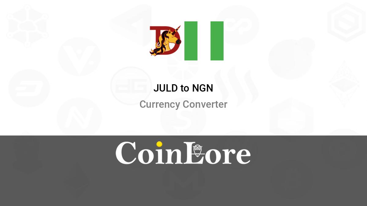 Convert JULD to NGN