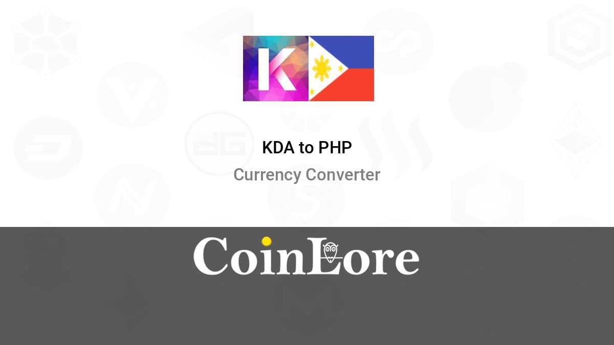 Convert KDA to PHP