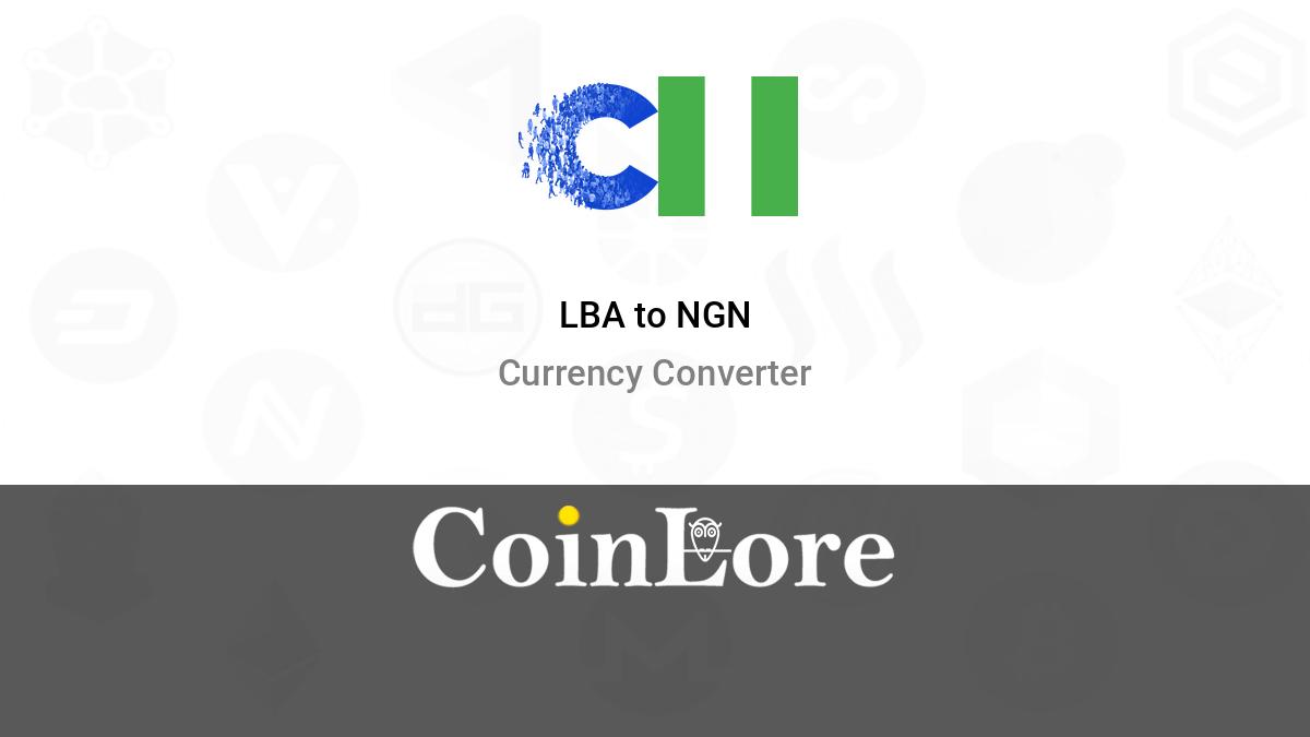 Convert LBA to NGN