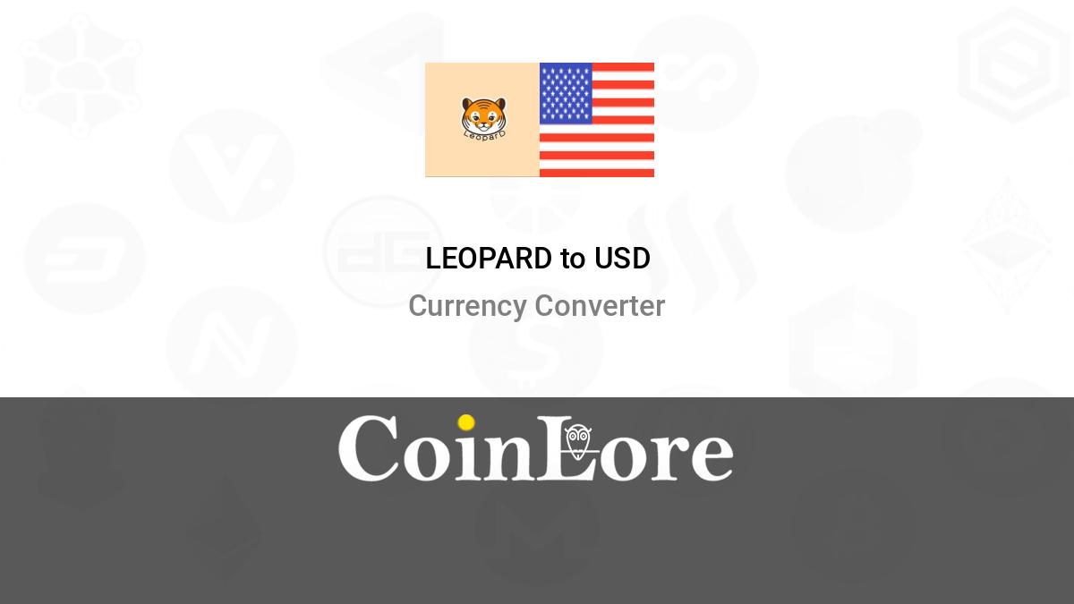 Convert LEOPARD to USD