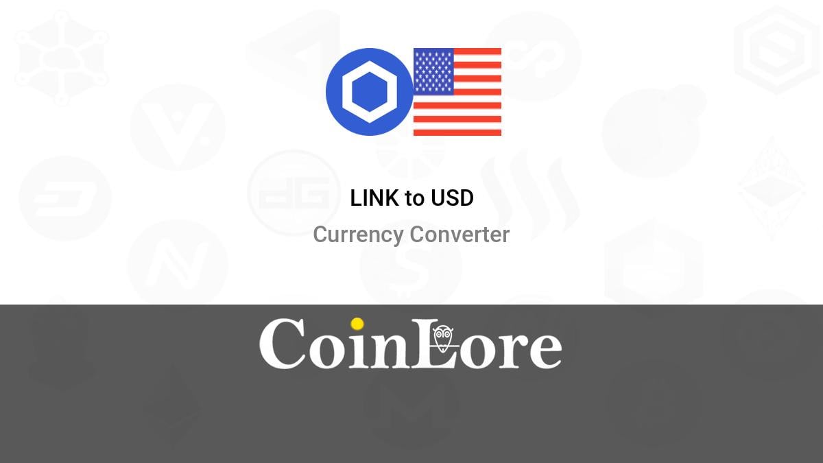 Convert LINK to USD