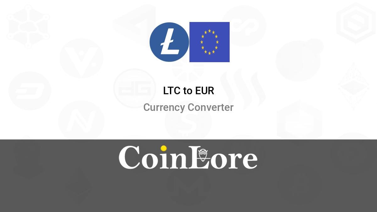 Convert LTC to EUR