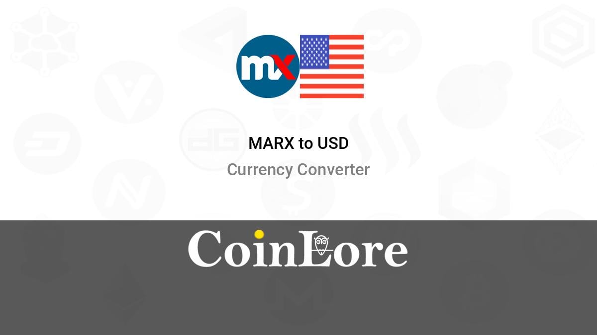 Convert MARX to USD