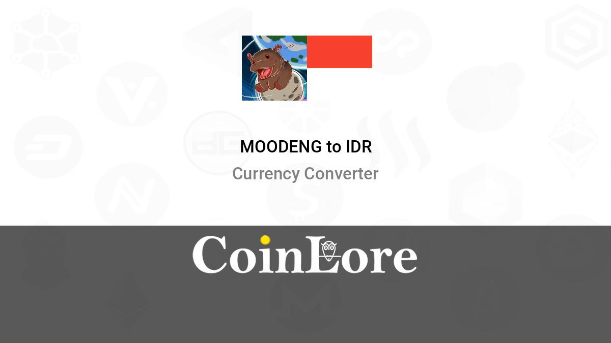Convert MOODENG to IDR