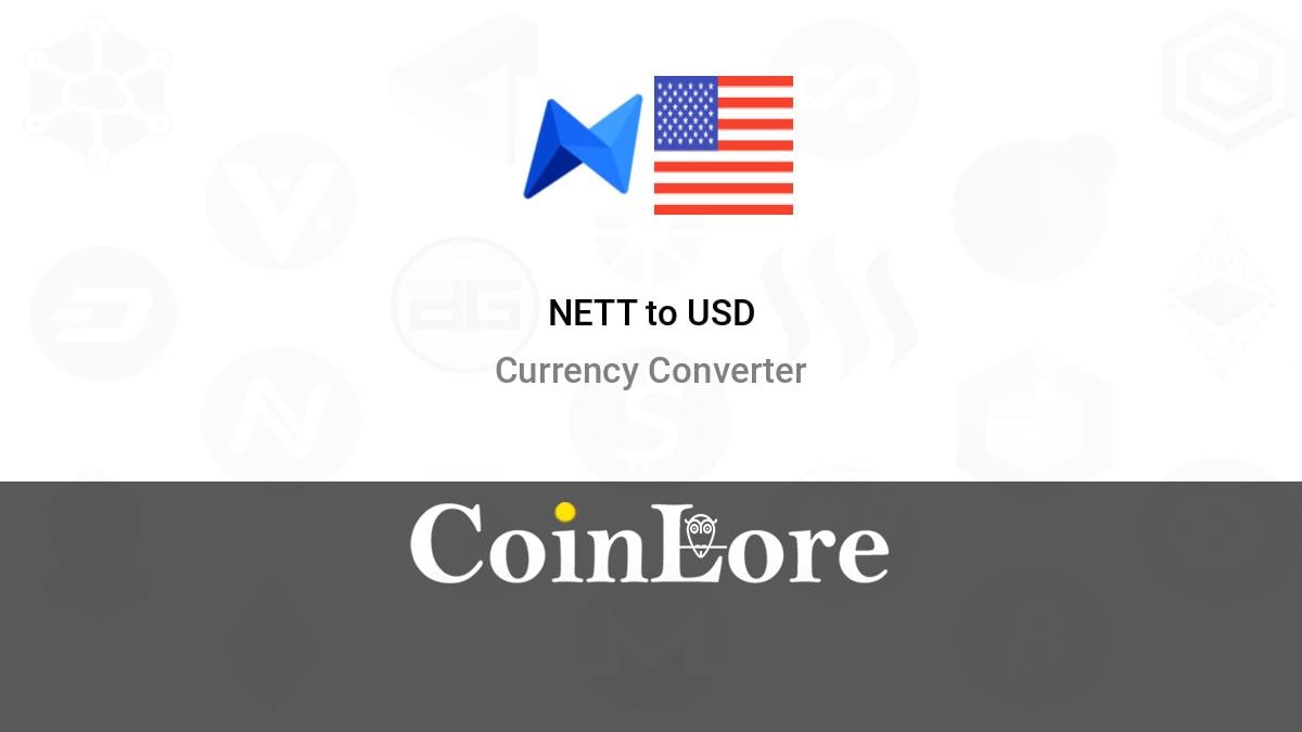 Convert NETT to USD