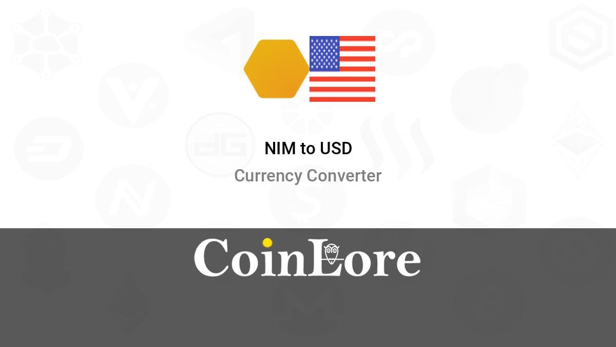 Convert NIM to USD