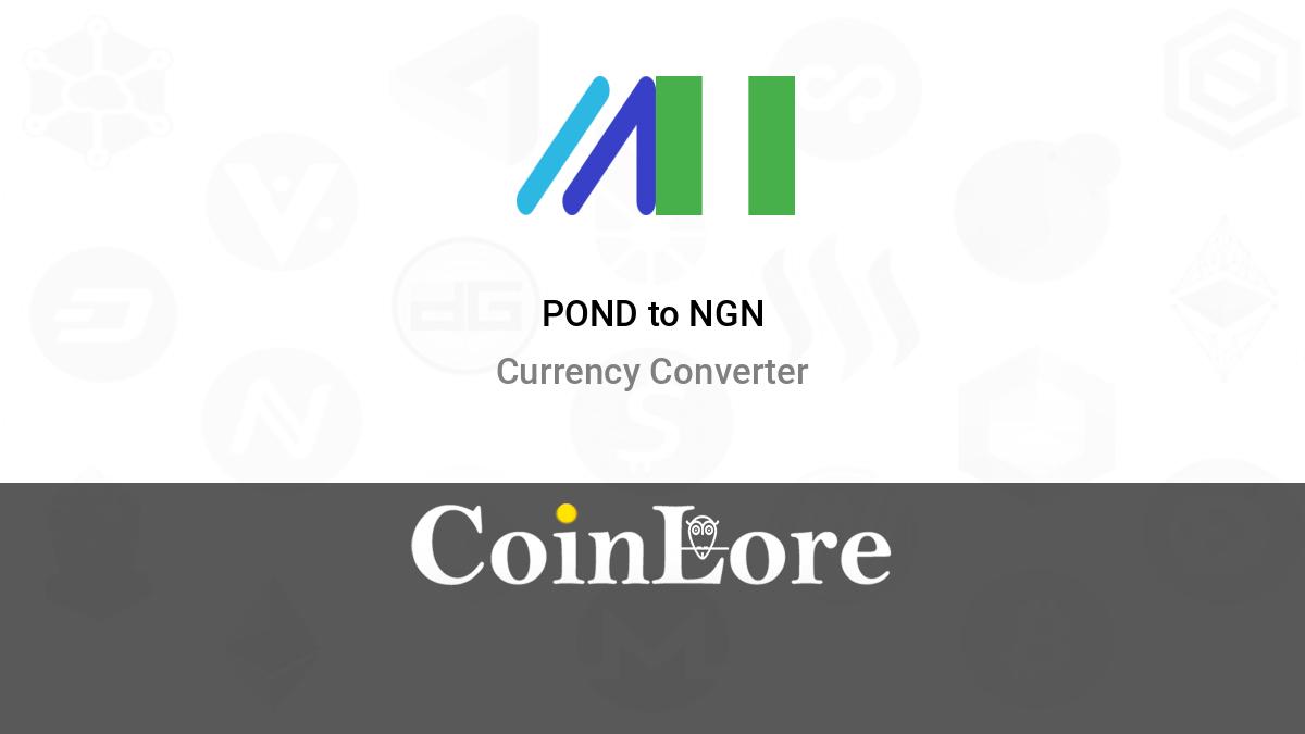 Convert POND to NGN