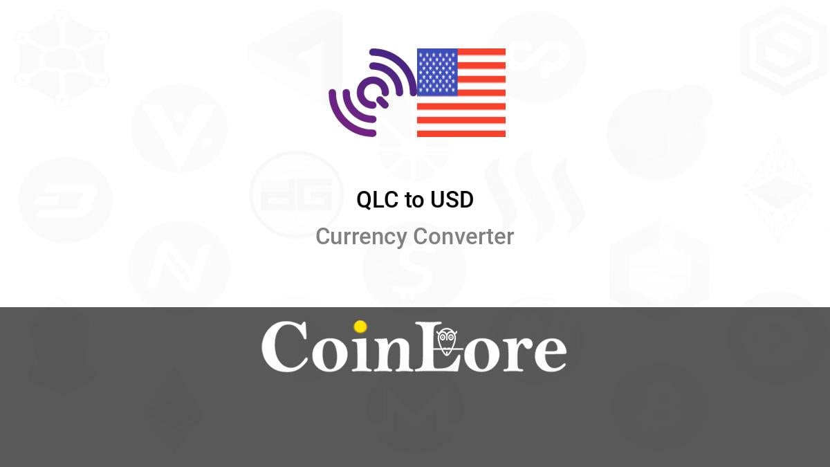 Convert QLC to USD