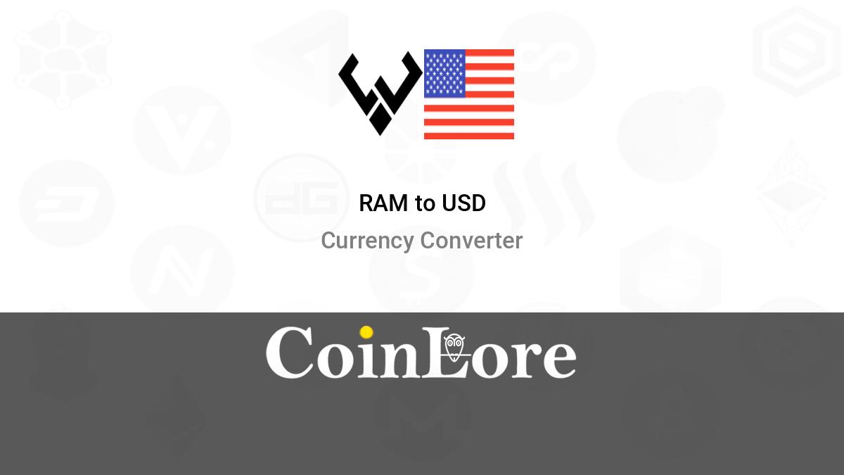 Convert RAM to USD