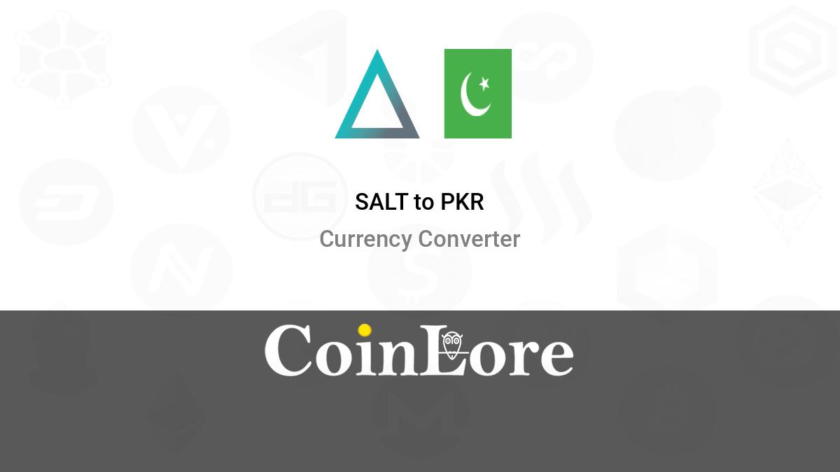 Convert SALT to PKR
