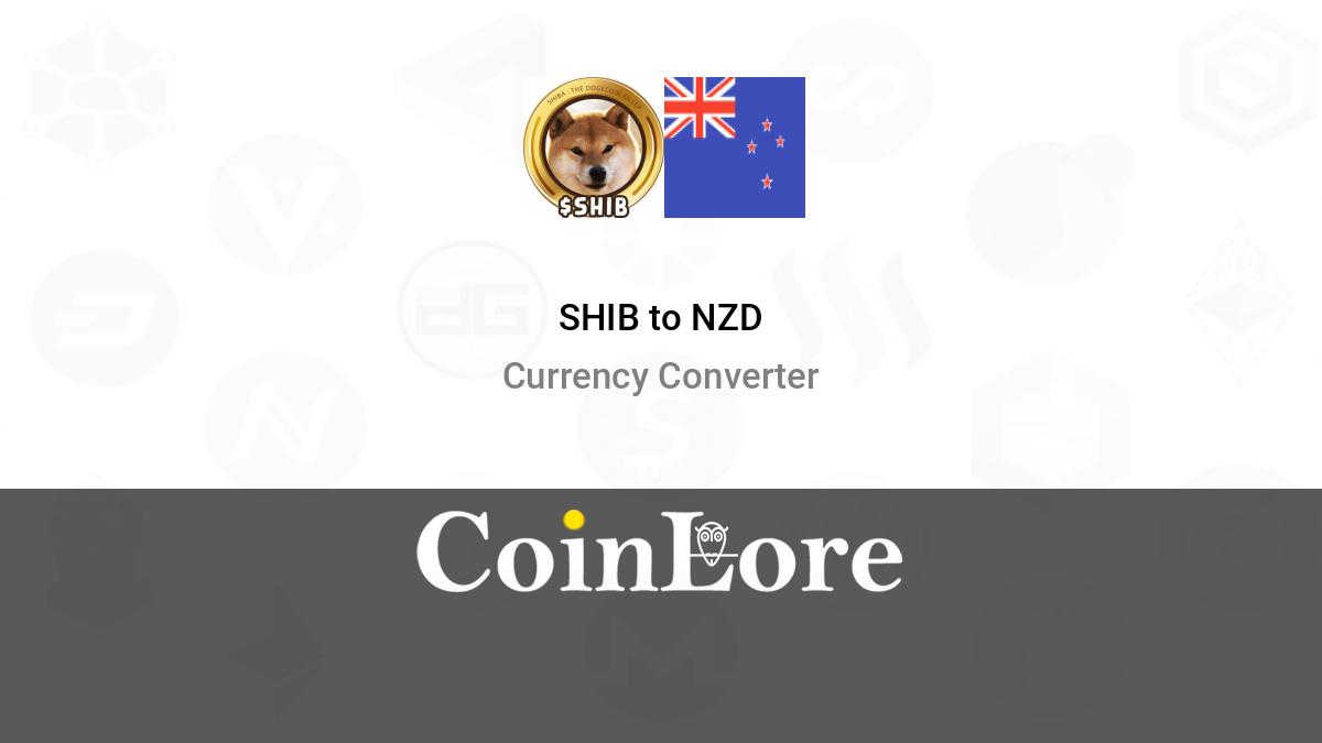 Convert SHIB to NZD