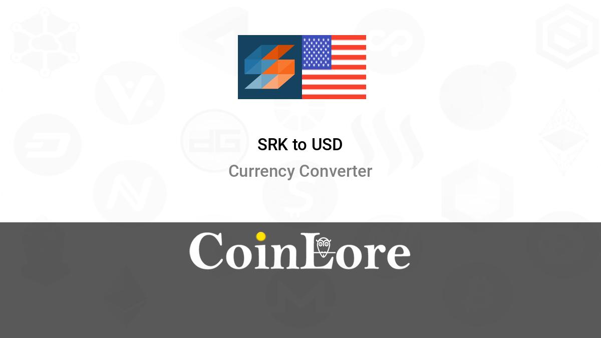 Convert SRK to USD