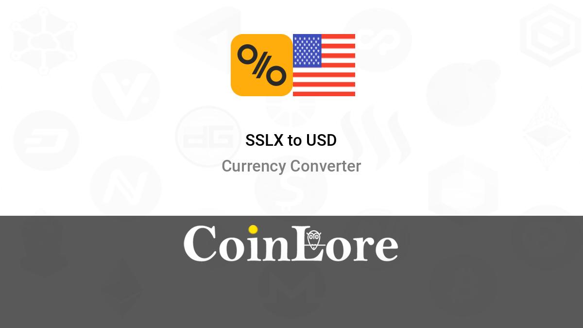 SSLX kaç USD | Hesaplama Aracı CoinLore