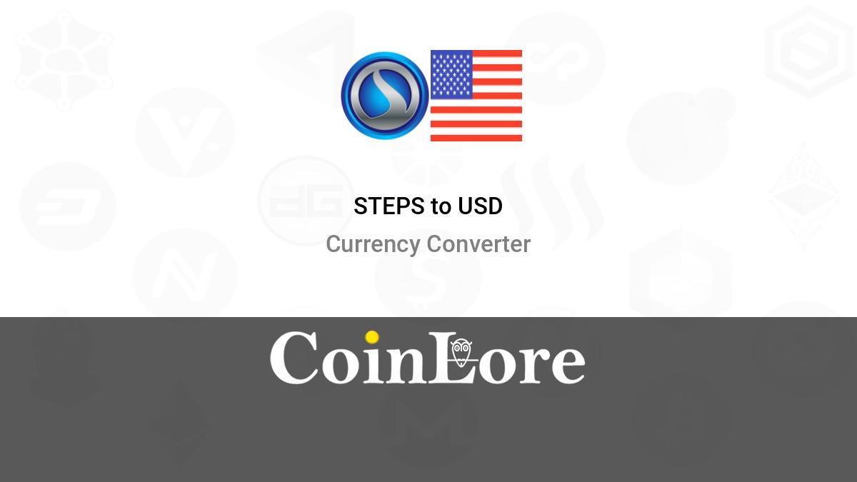 Convert STEPS to USD