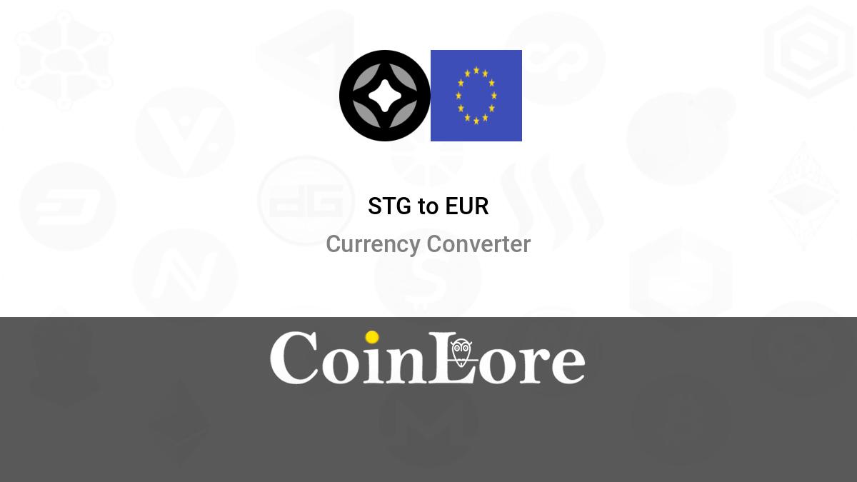 Convert STG to EUR
