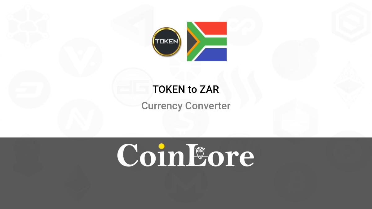 Convert TOKEN to ZAR