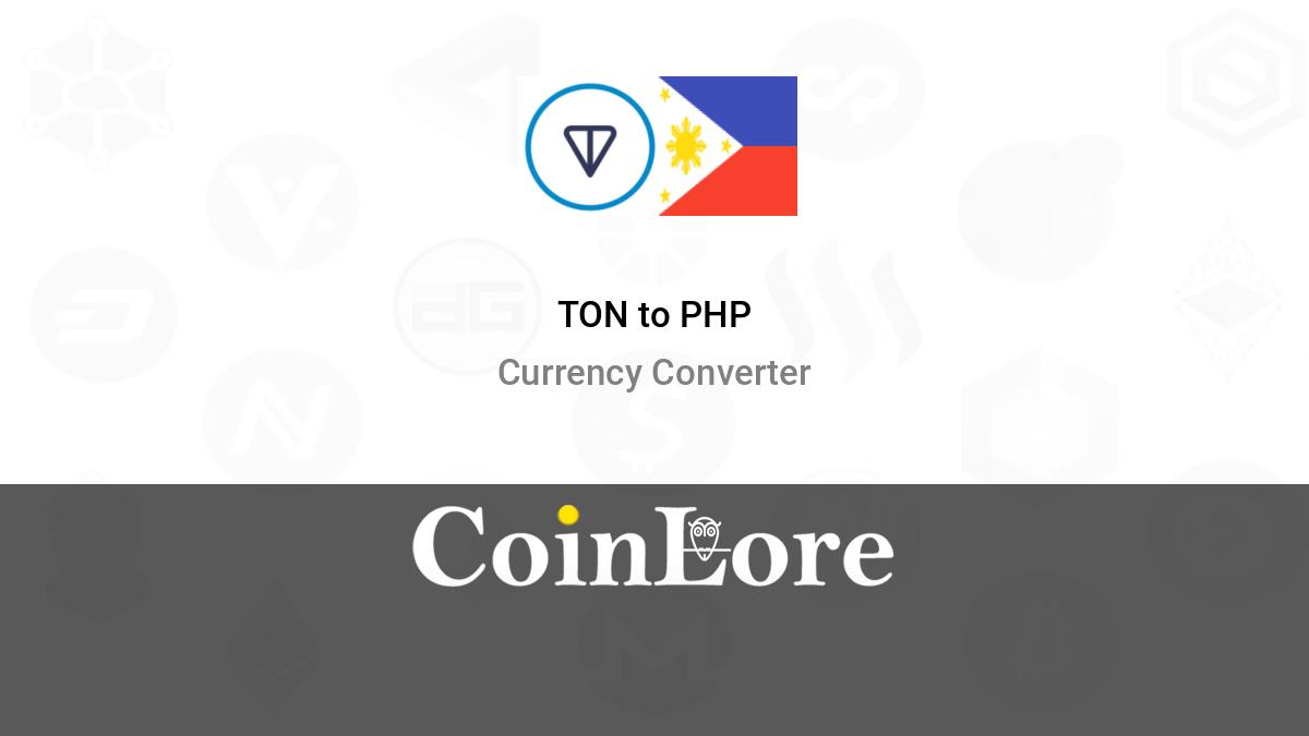 Convert TON to PHP