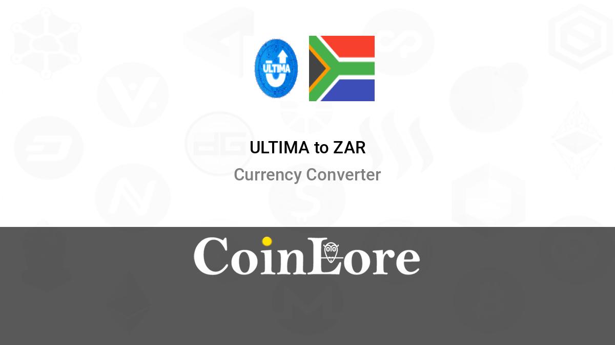 Convert ULTIMA To ZAR convert-ultima-to-zar