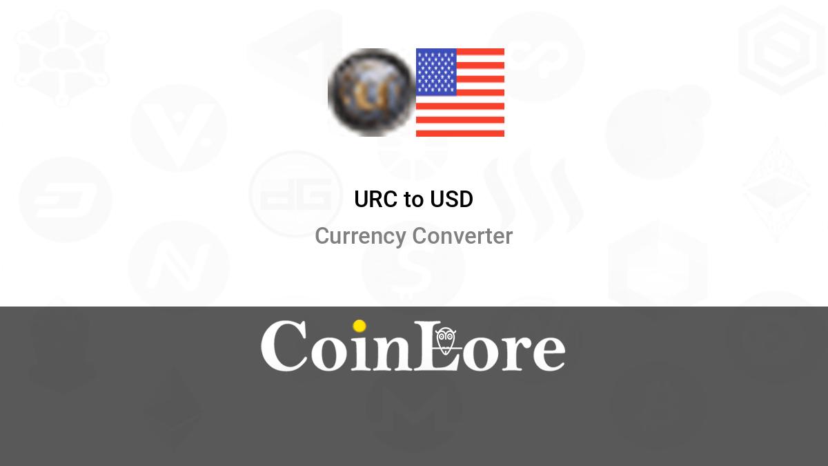 Convert URC to USD