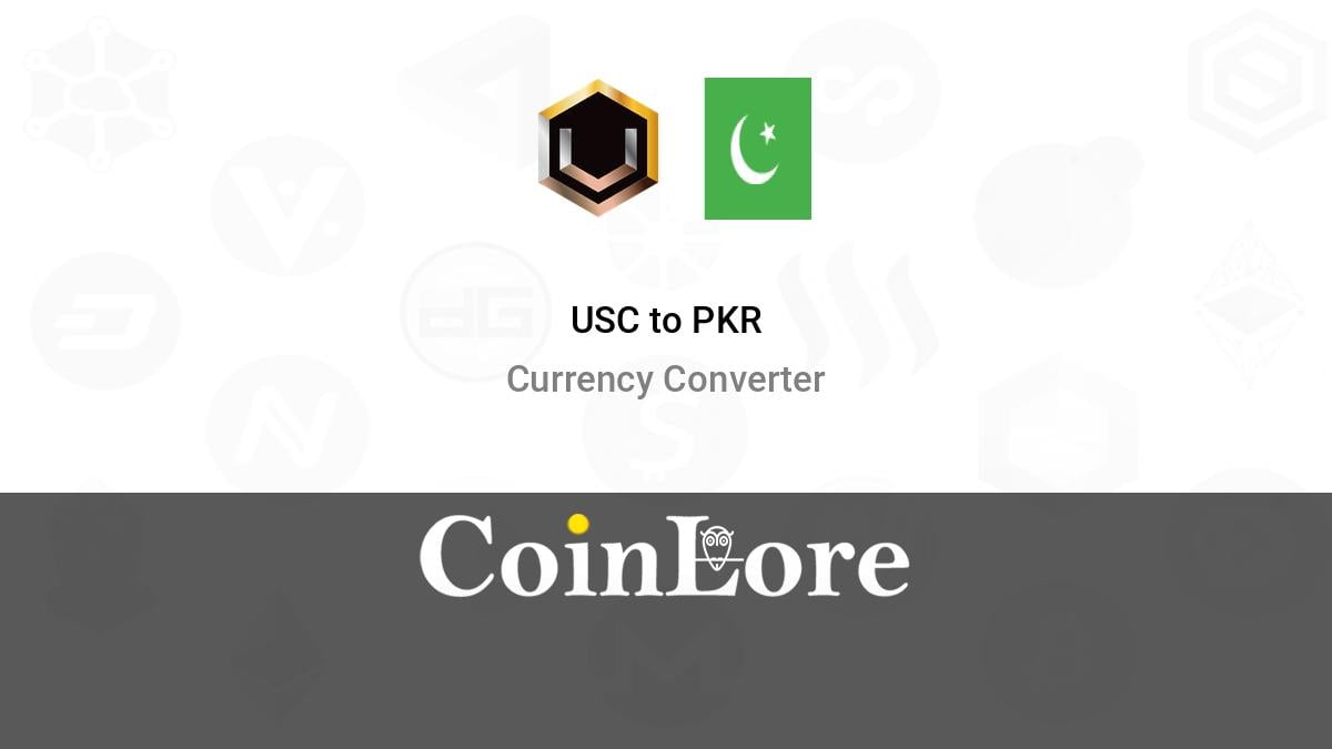 Convert USC to PKR