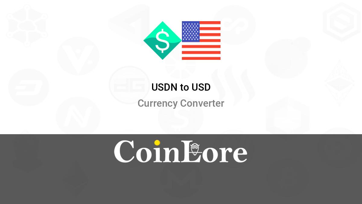 Convert USDN to USD