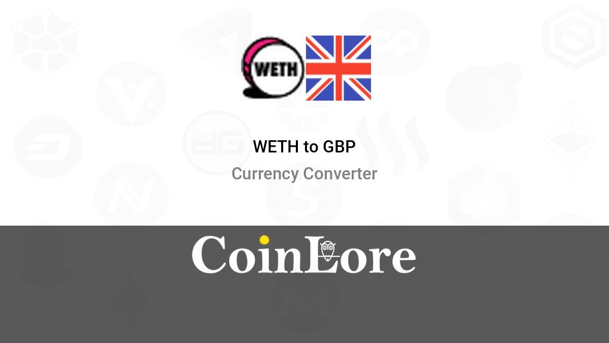 Convert WETH to GBP
