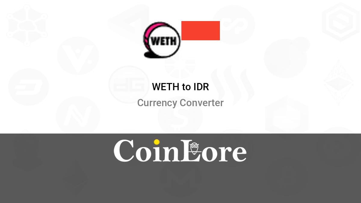 Convert WETH to IDR