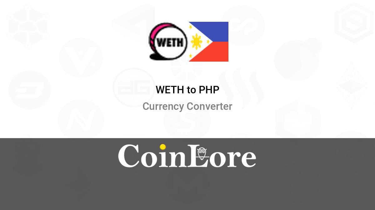 Convert WETH to PHP