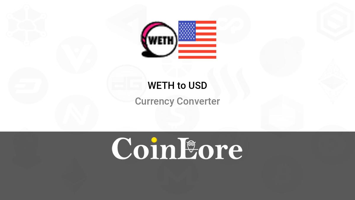 Convert WETH to USD
