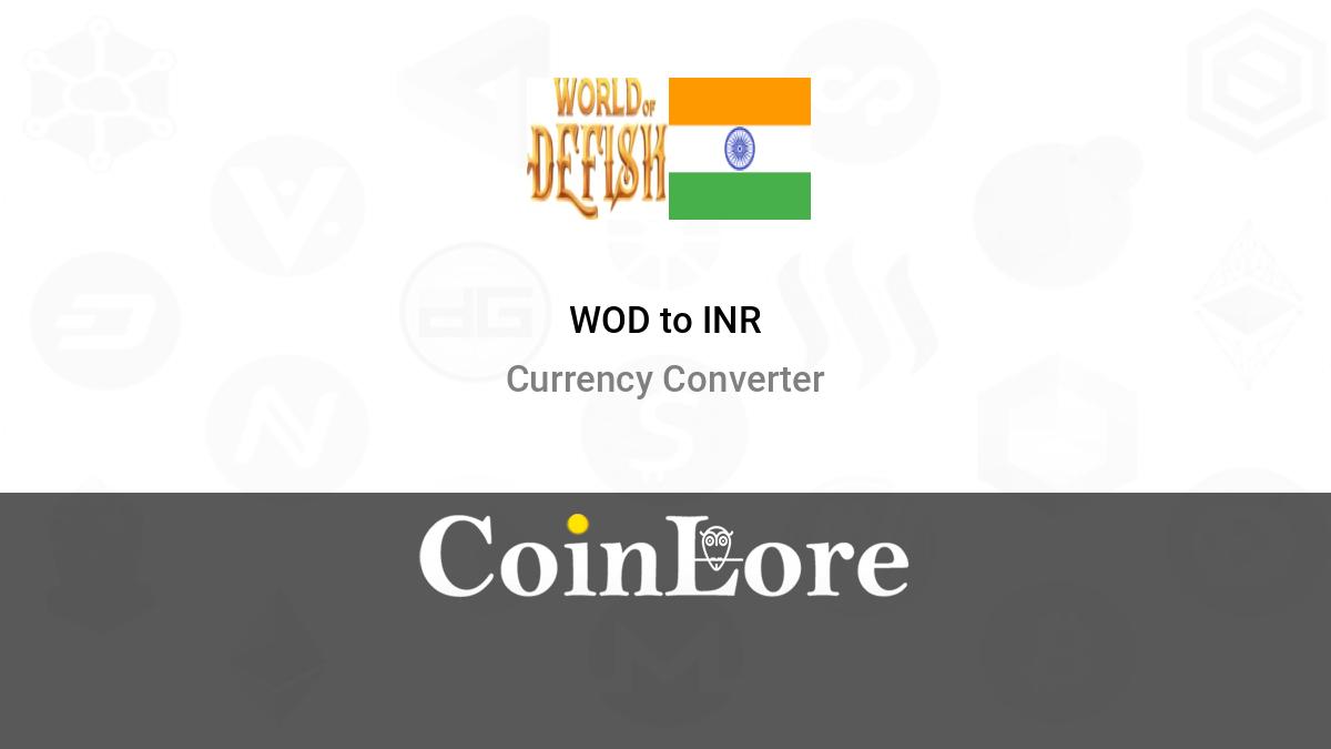 Convert WOD to INR