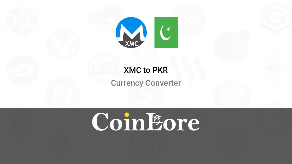 Convert XMC to PKR