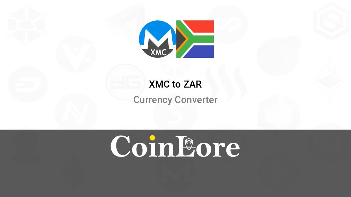 Convert XMC to ZAR